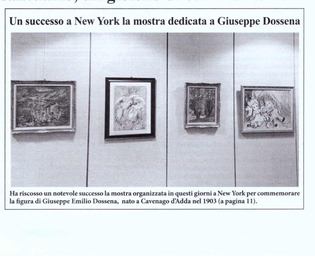 Il giornale “L’Amico” parla dell’artista… / The newspaper “L’Amico ...